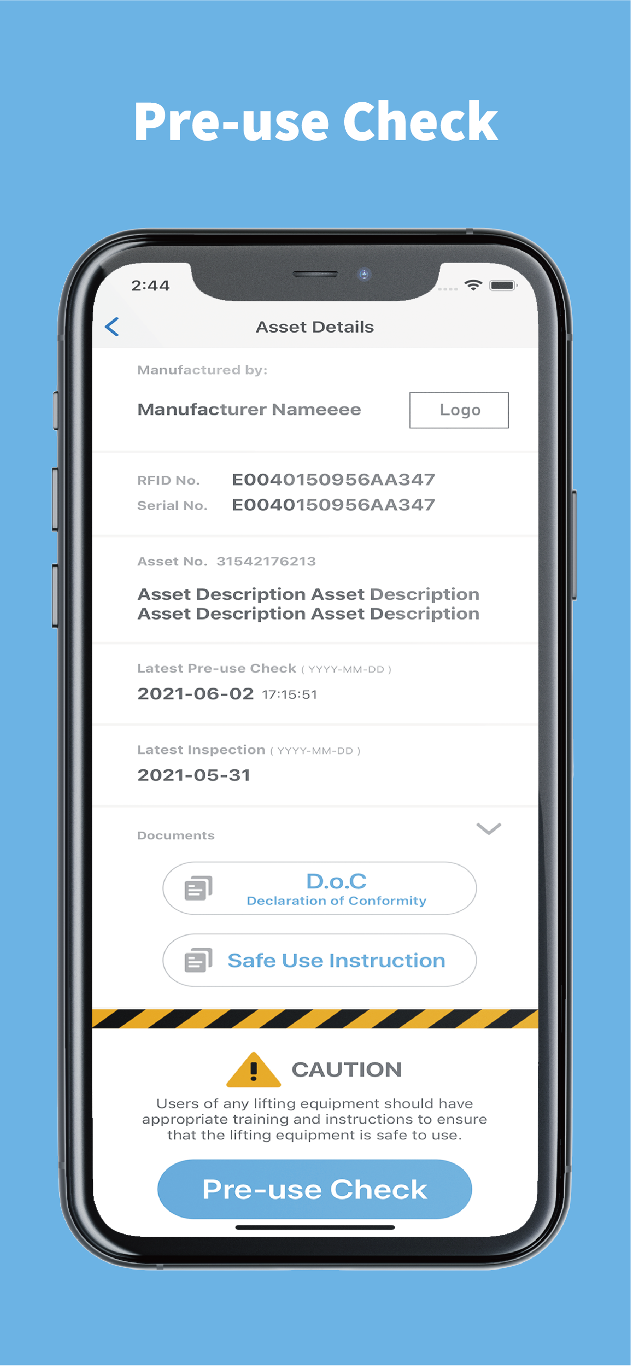 System-RiConnect -RiConnect: Critical Asset Management